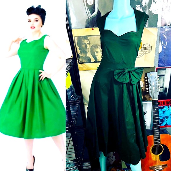 Lindy Bop | Dresses | Nwt Lindy Bop Retro Style Pinup Emerald Green ...
